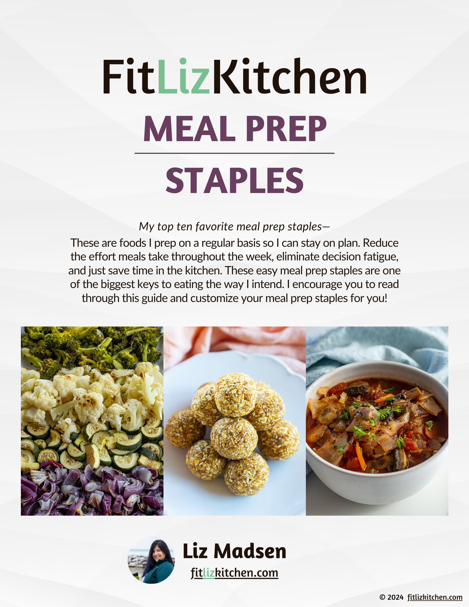 Free Meal Prep Staples Guide!