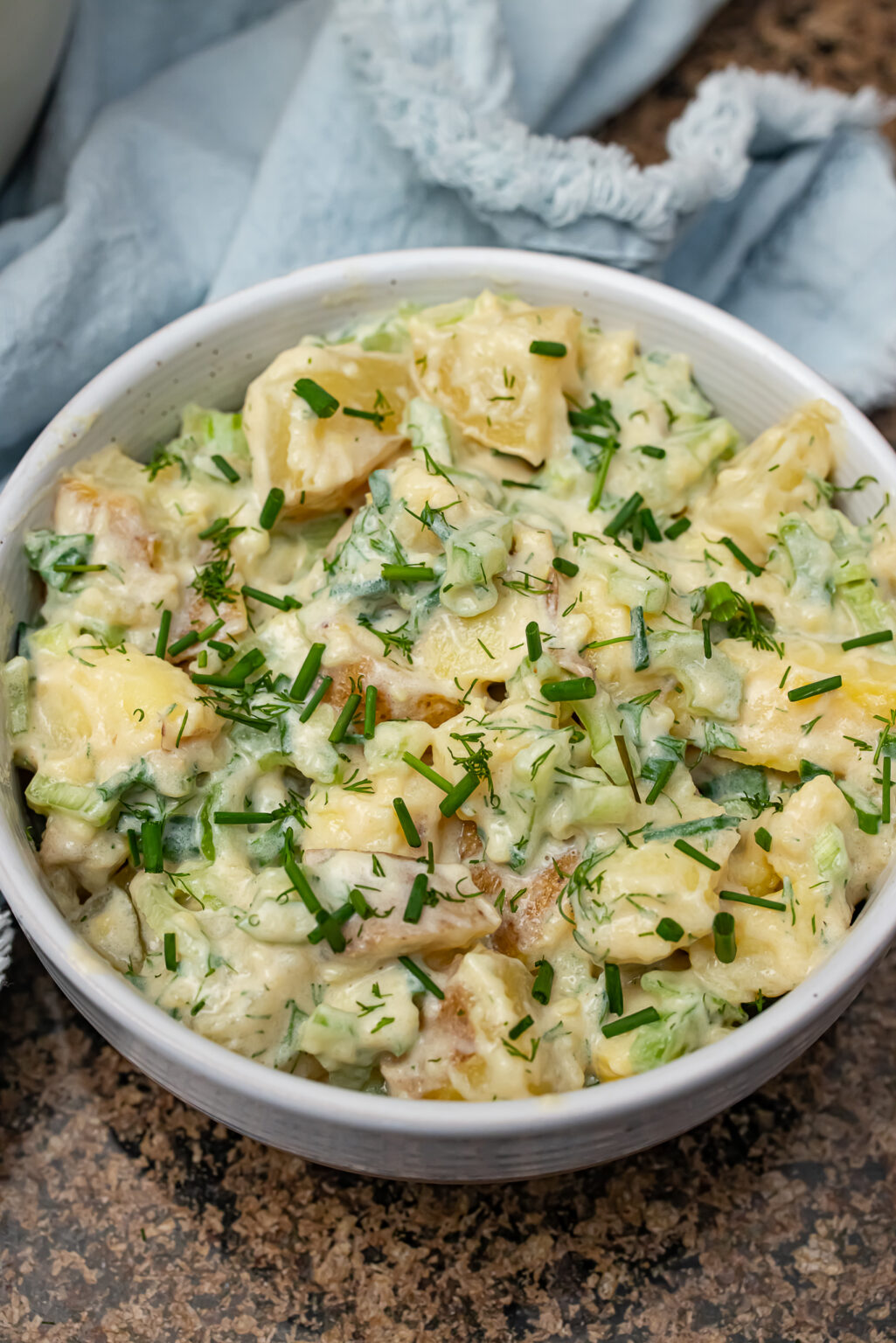 Whole Food Plant Based Potato Salad (Oil-Free)